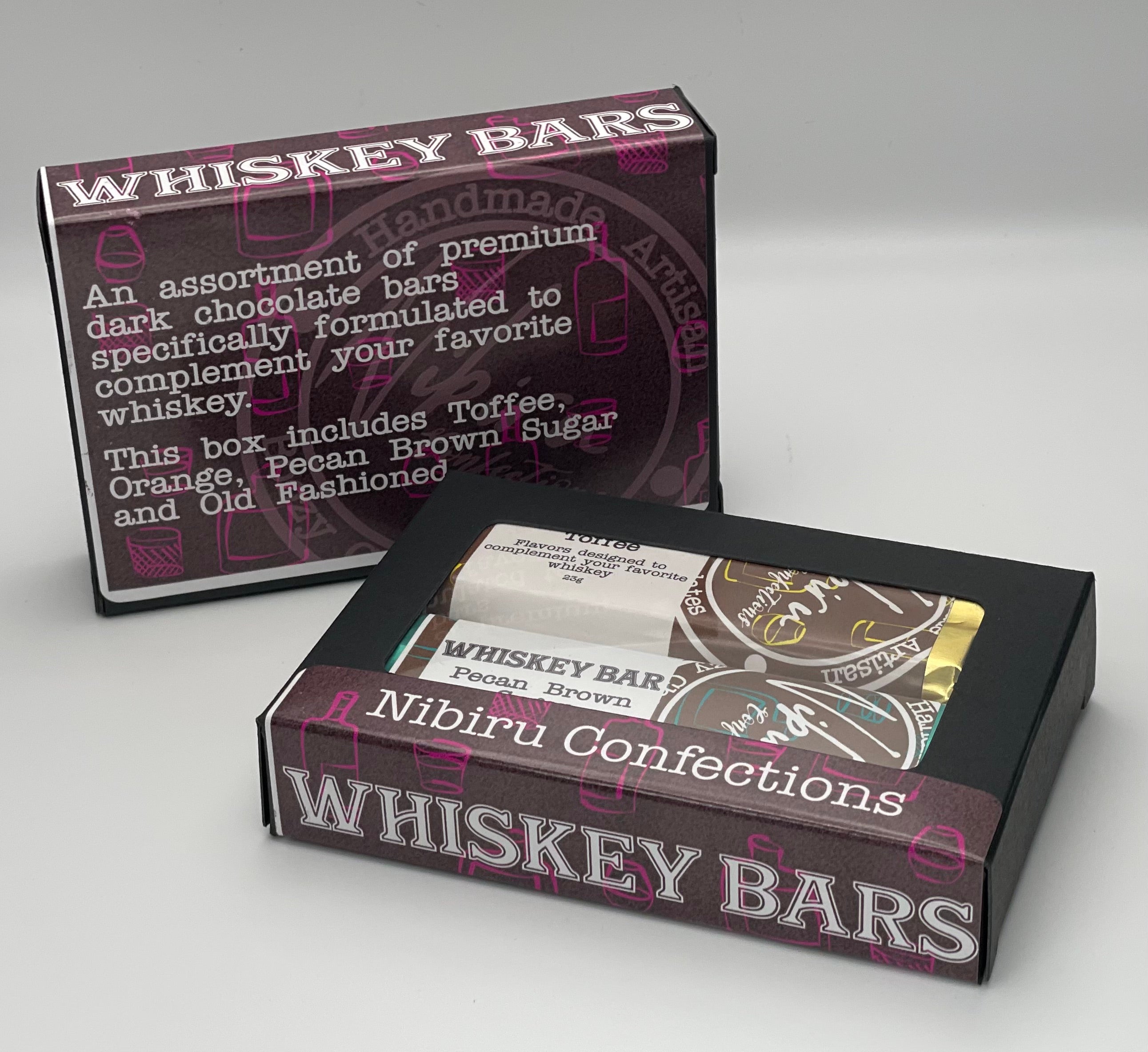 Pairing Set Whiskey - 4 bars | Nibiru Confections
